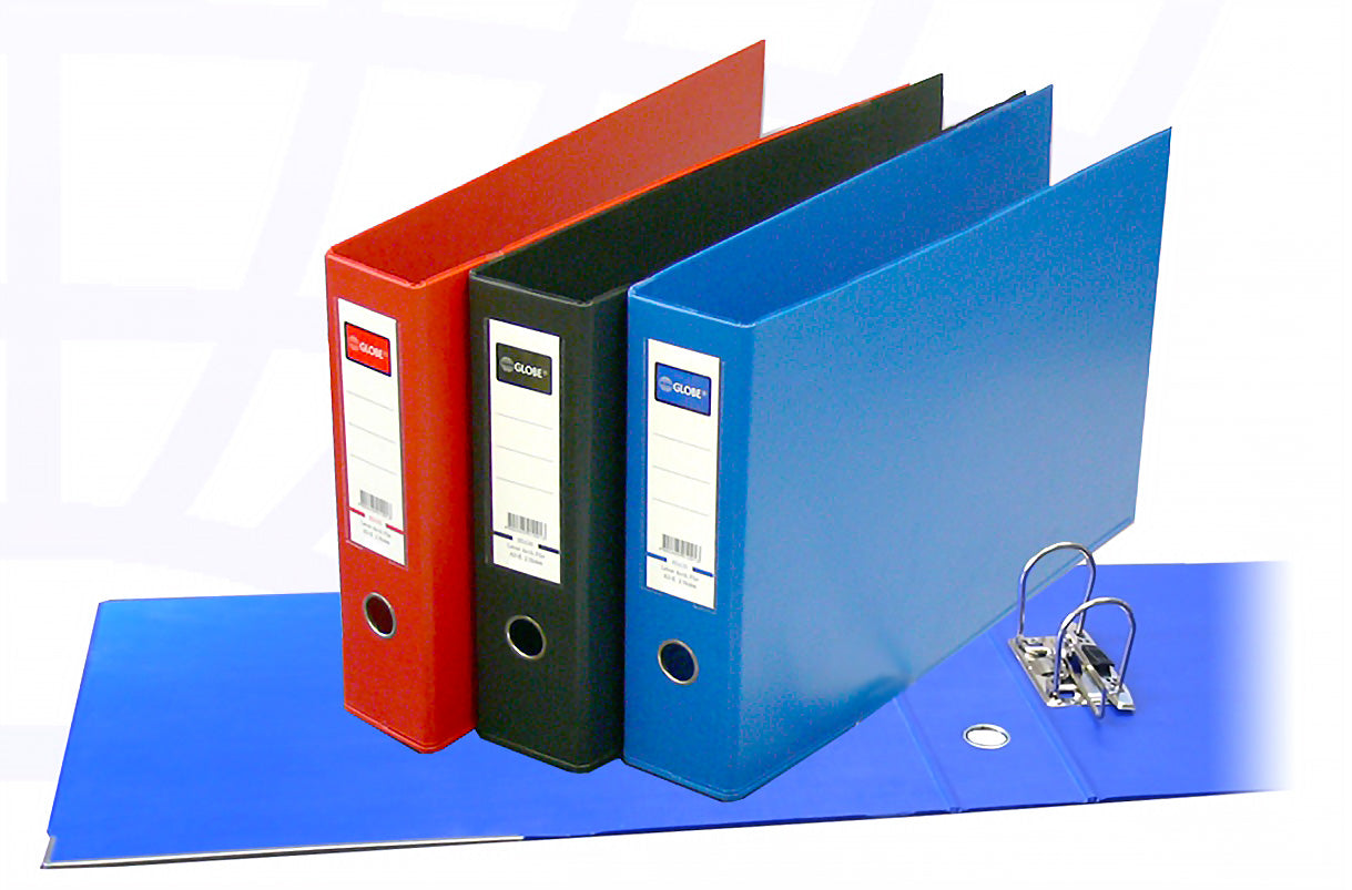 Globe A3 3" (Oblong) PVC Lever Arch File (8E630) – Office Systems Limited