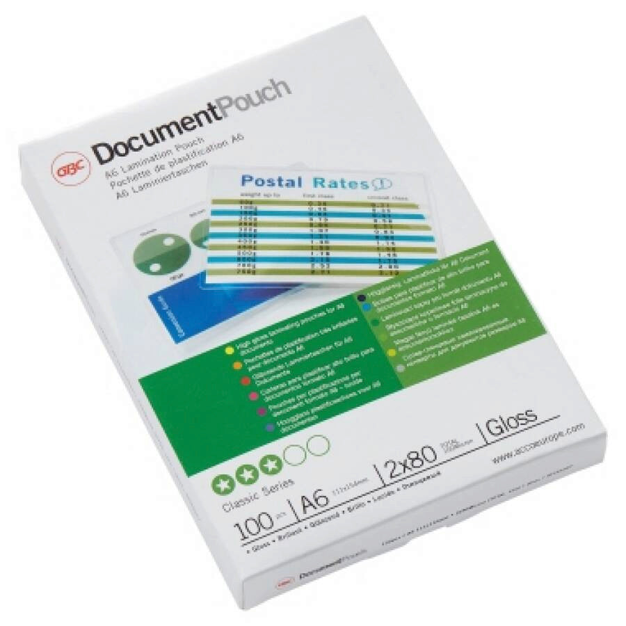 GBC 過膠片 111*154mm 80mic (A6 Size) – Office Systems Limited
